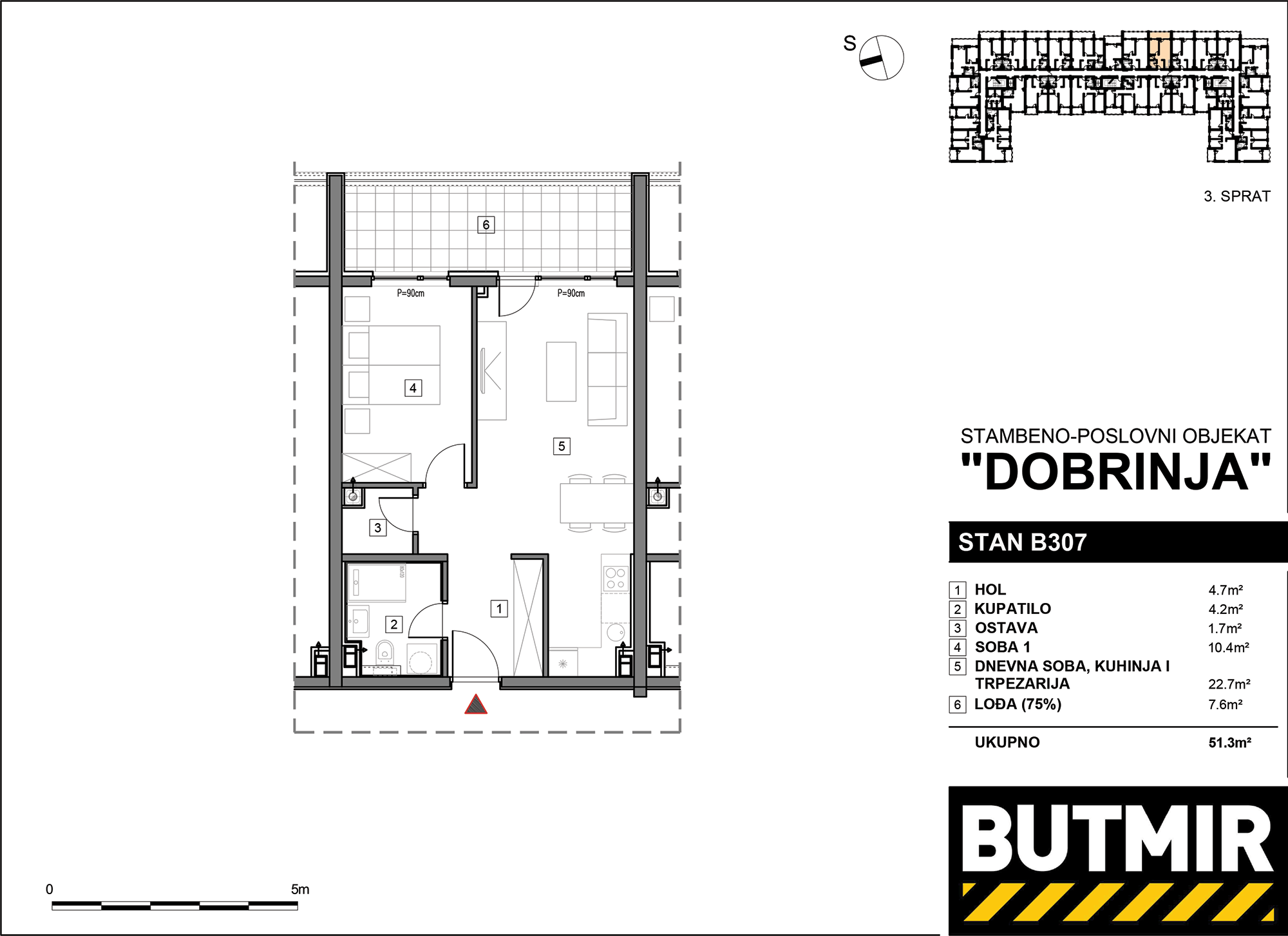 Stan B307 | Novogradnja "Dobrinja"